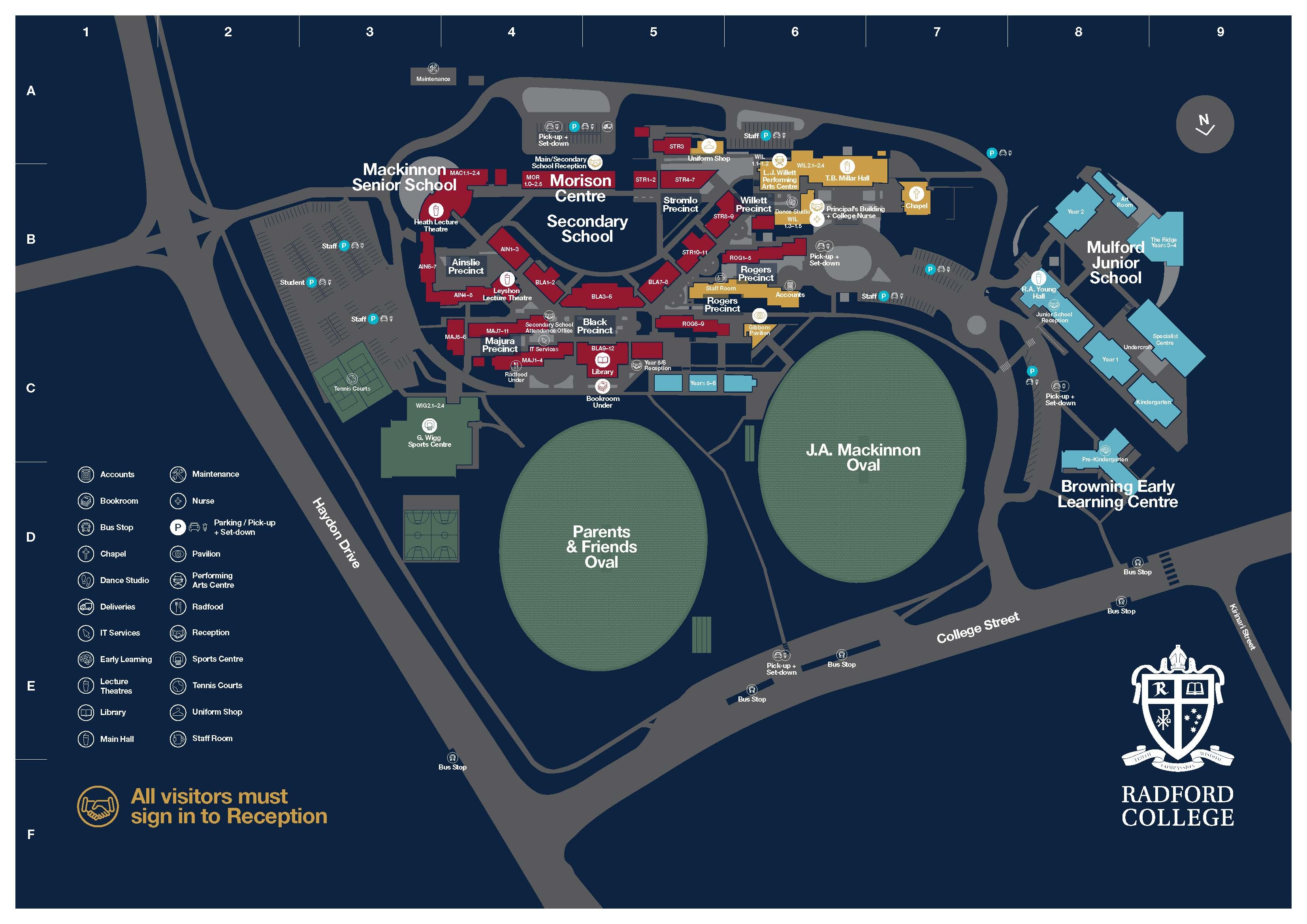 Facilities & Campus Map - Radford College